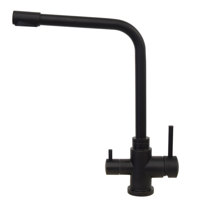 black water filter faucet,3 way black stainless steel kitchen faucet ...