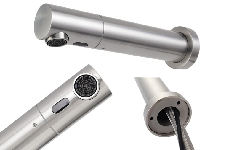 Stainless steel commercial bathroom sensor faucets – Sento Faucets ...